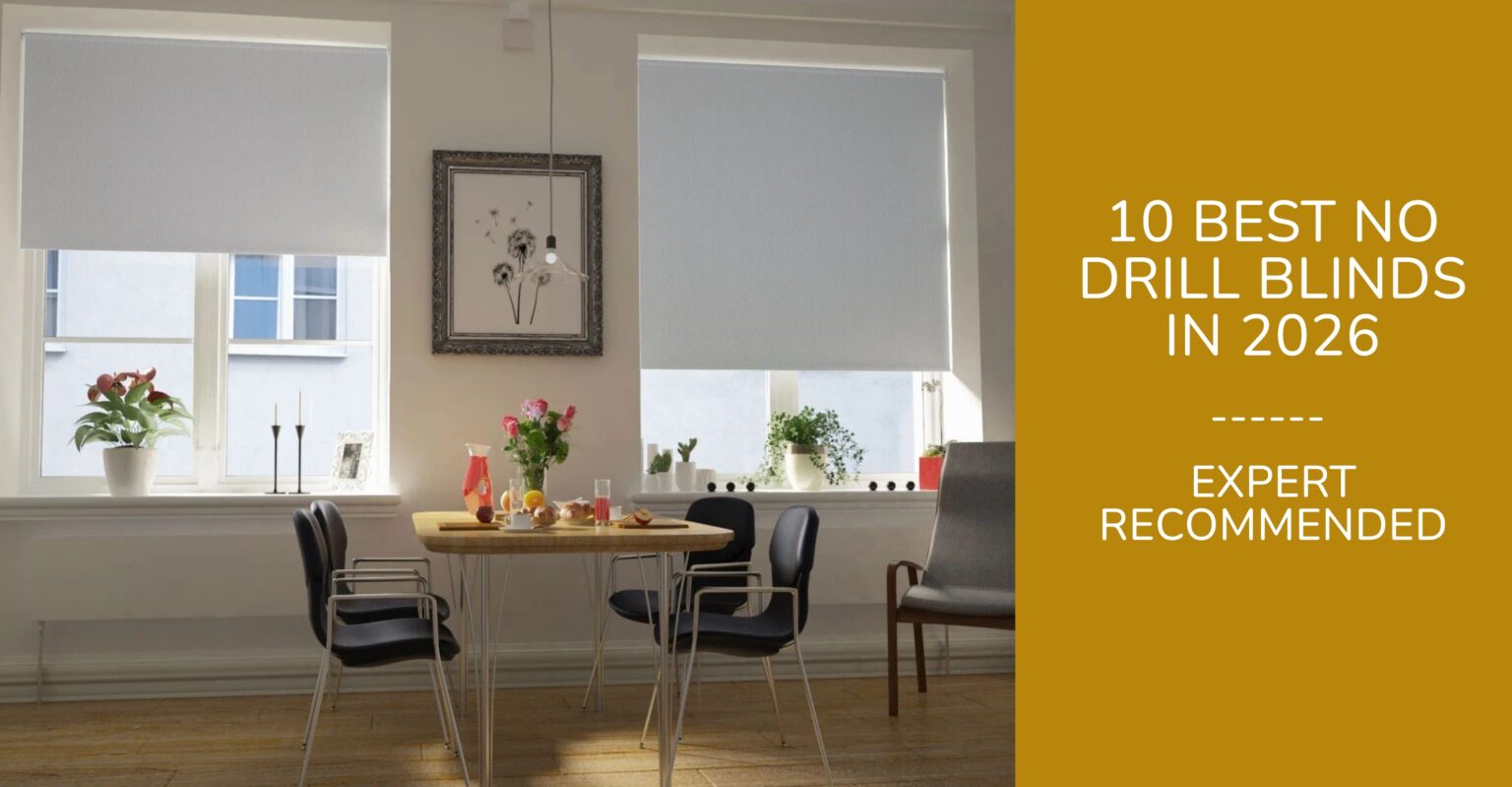 10 Best No Drill Blinds in 2026 | DotcomBlinds