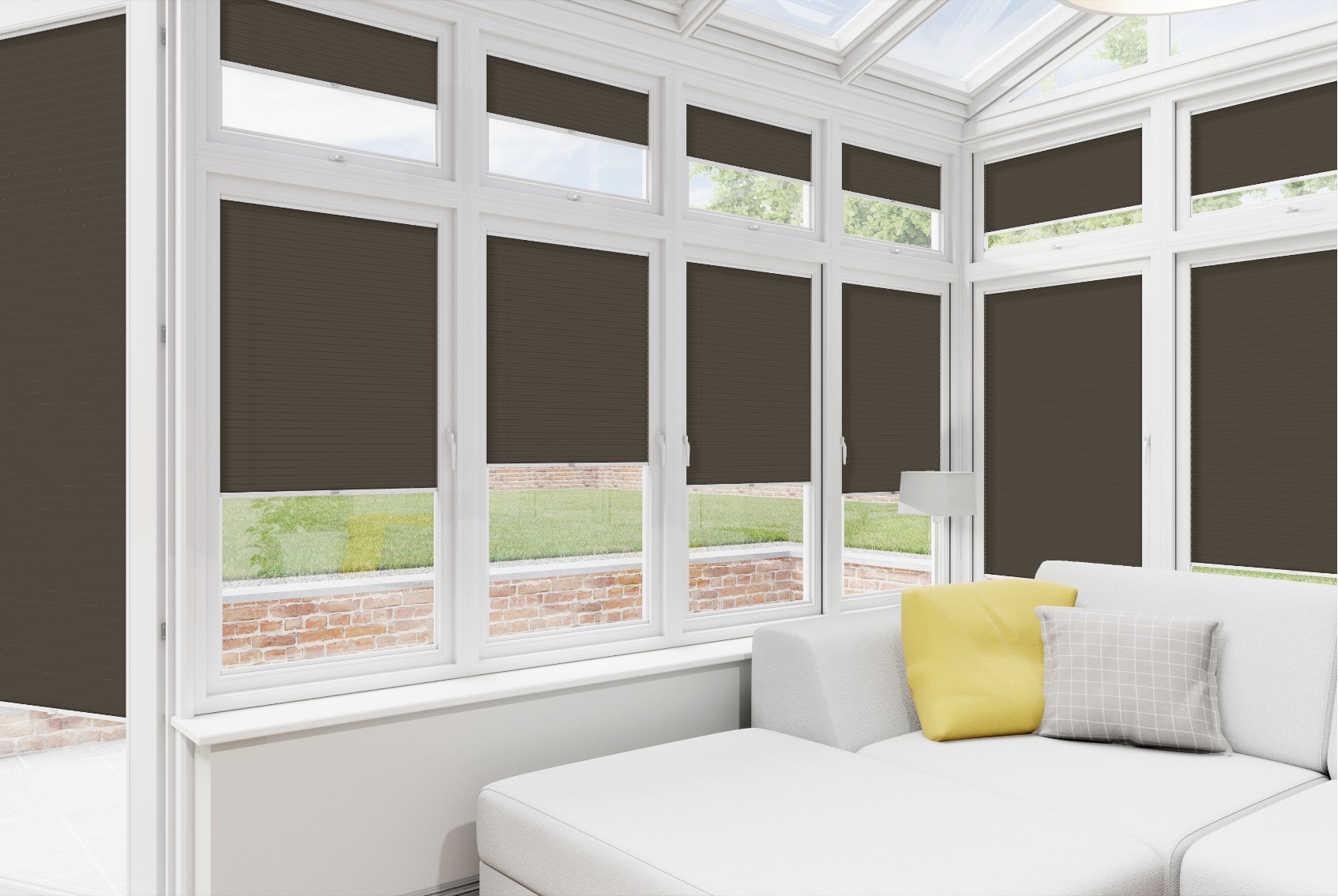 Clic Stick Fit Surface Raven Honeycomb Blackout Blind | DotcomBlinds
