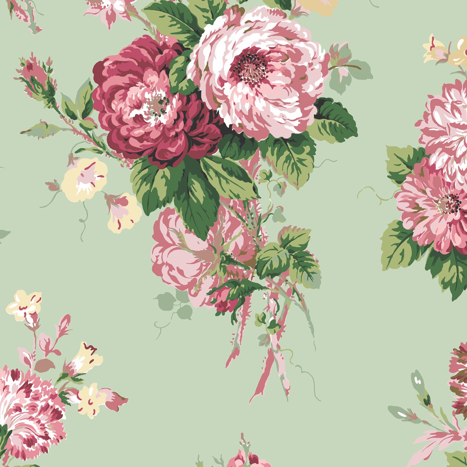 Laura Ashley Cecilia Fern Dimout Roller Blind | Dotcomblinds