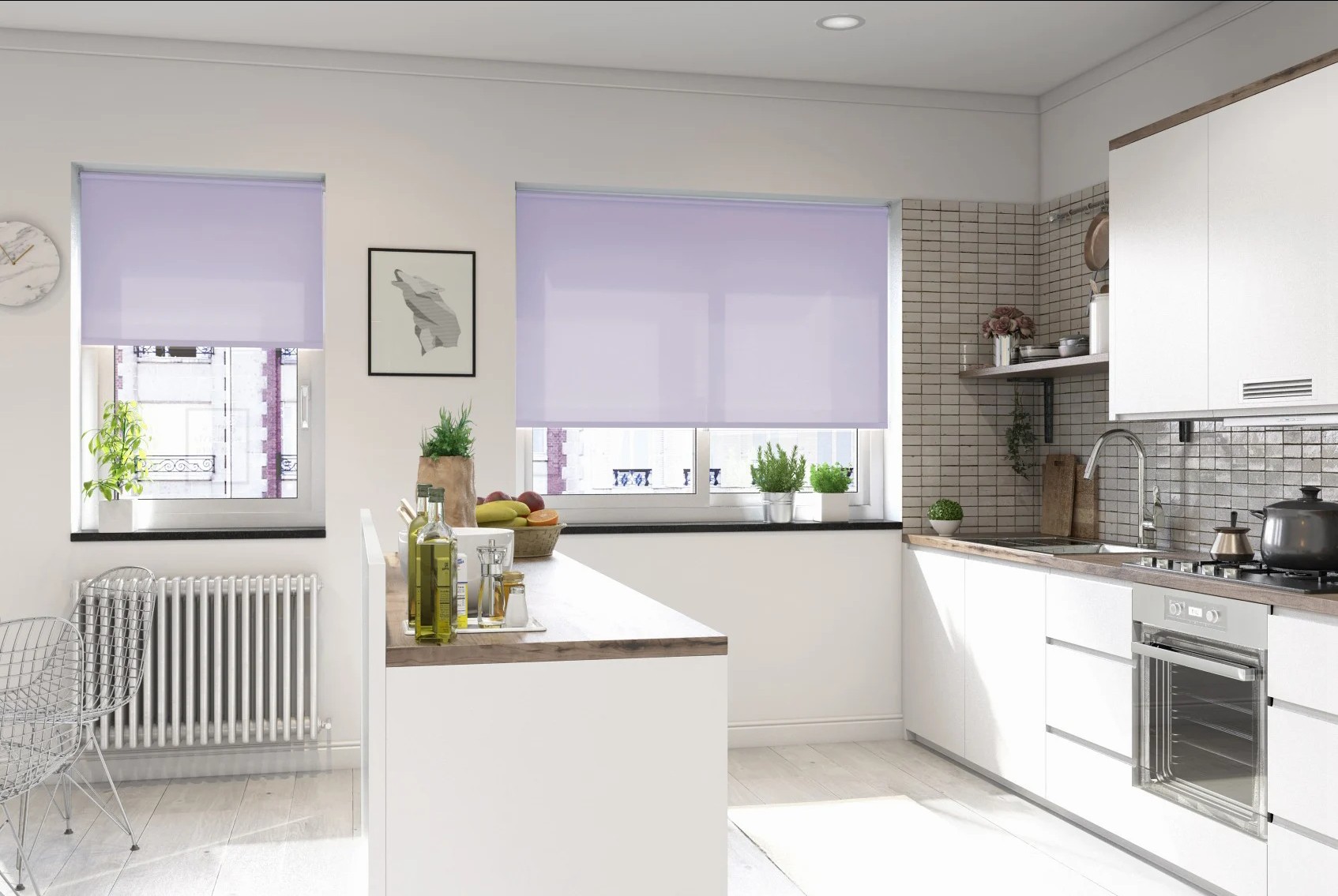 Verona Heather Dimout Roller Blind | Made to Measure Blinds | Dotcomblinds