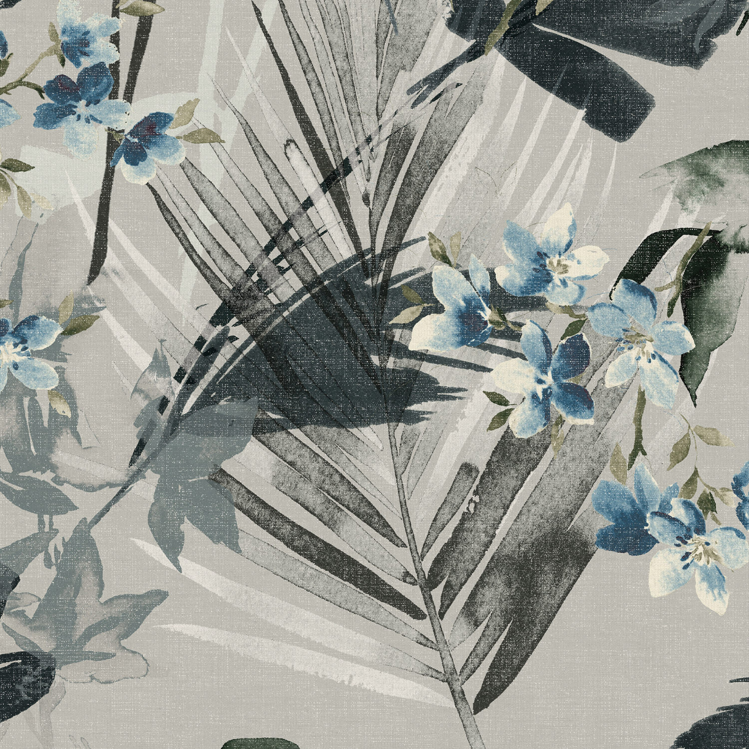 Sadie Ink Printed Curtain | Made to Measure Blinds | Dotcomblinds