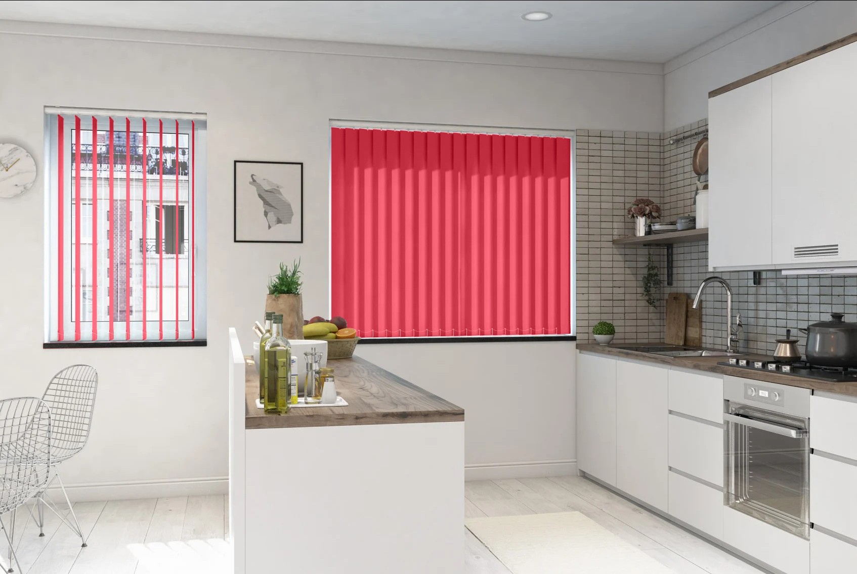 Verona Cherry Dimout Vertical Blind | Dotcomblinds